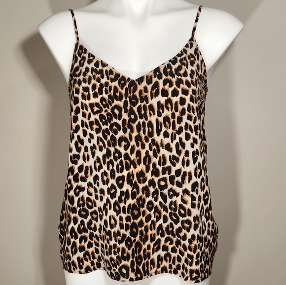 Equipment | Tops | Equipment Leopard Cheetah Print Camisole Tank Top ...